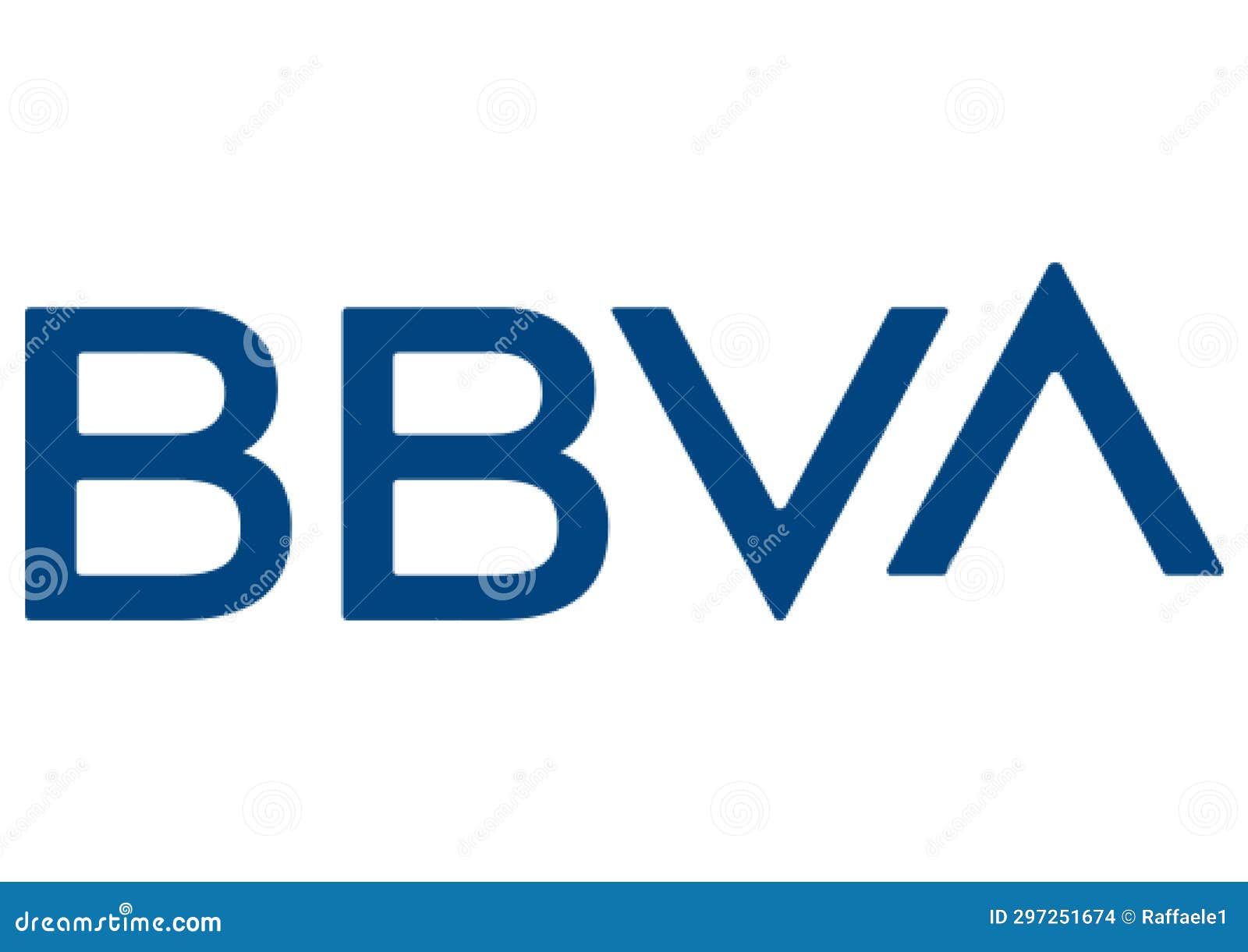 BBVA Logo editorial stock image. Illustration of bank - 297251674