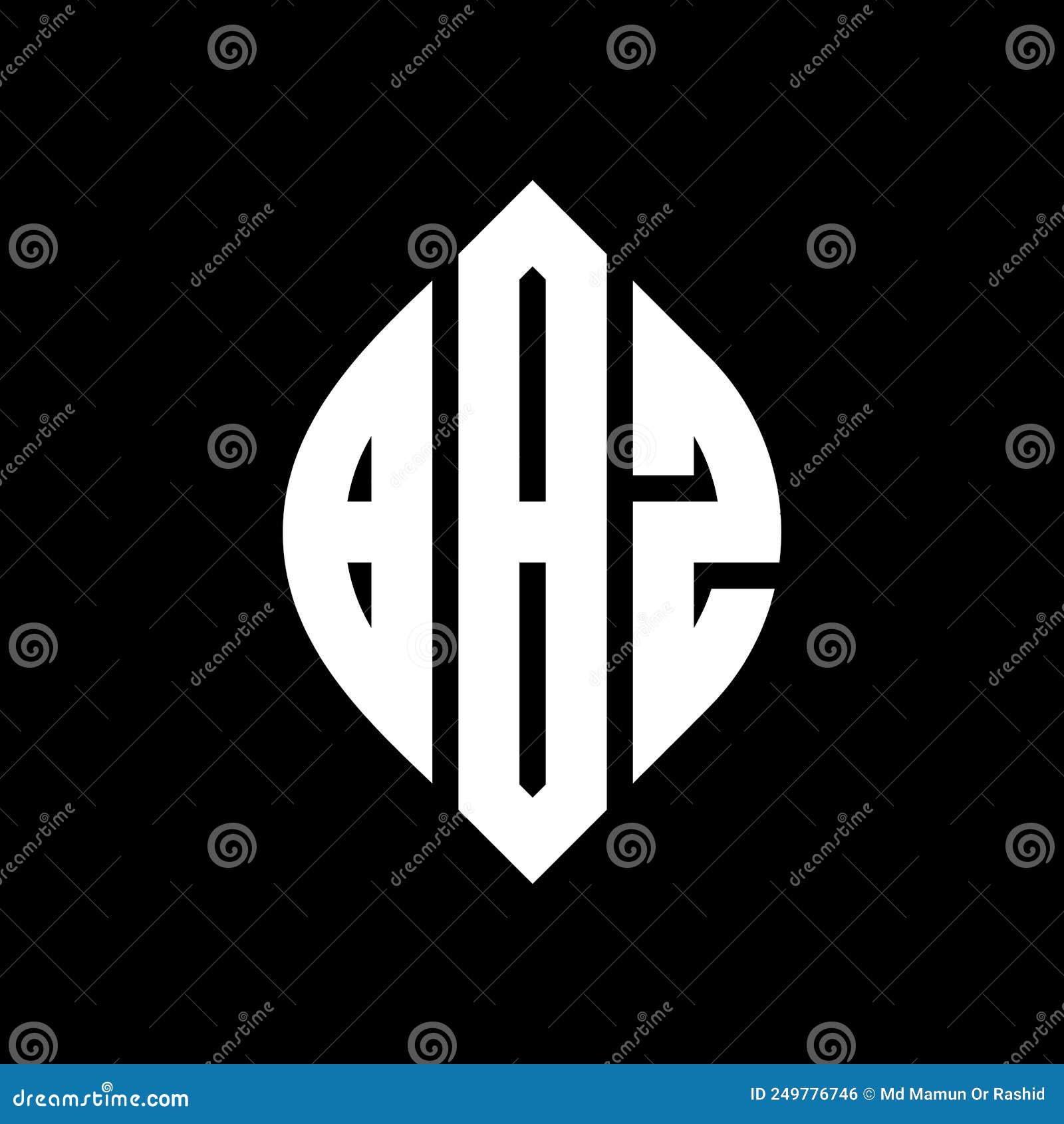 BBZ Circle Letter Logo Design with Circle and Ellipse Shape. BBZ ...