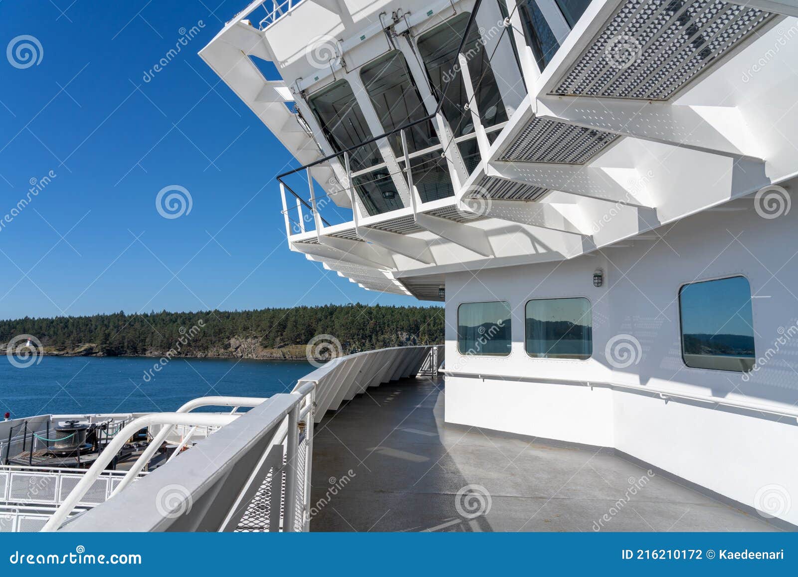 BC Ferries, the Ferry Ship Deck. Canada. Editorial Photography - Image ...