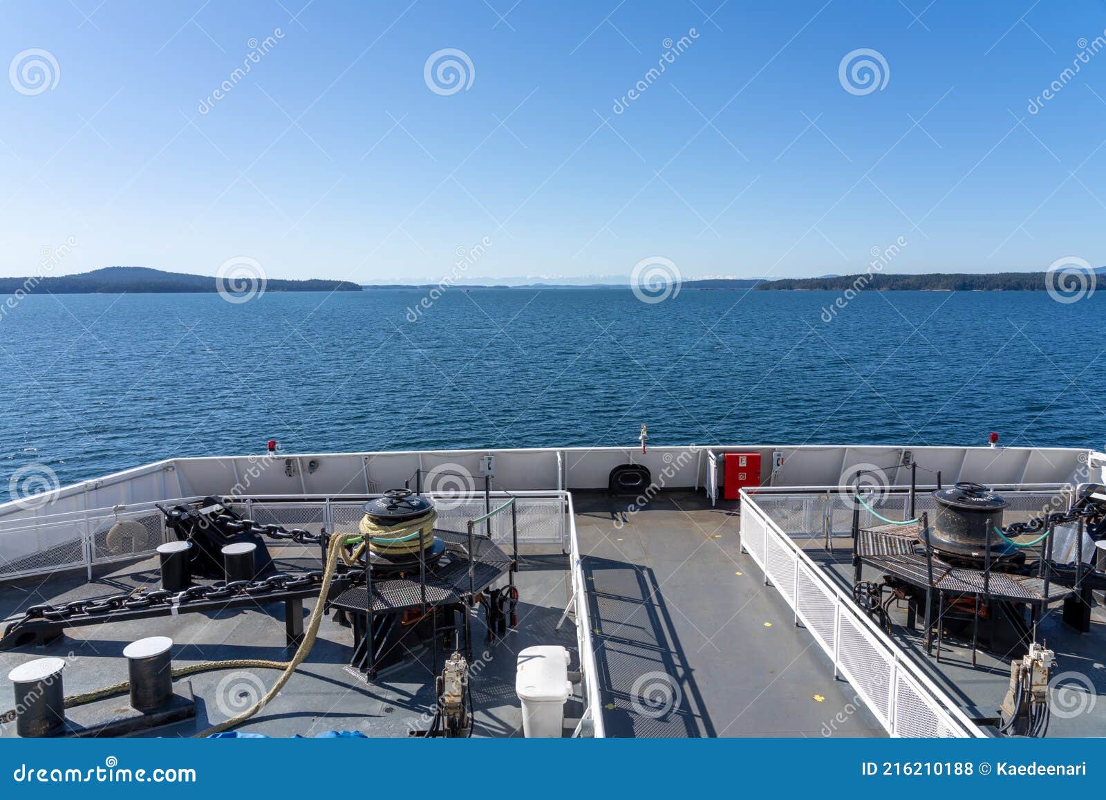 BC Ferries, the Ferry Ship Deck. Canada. Editorial Stock Photo - Image ...