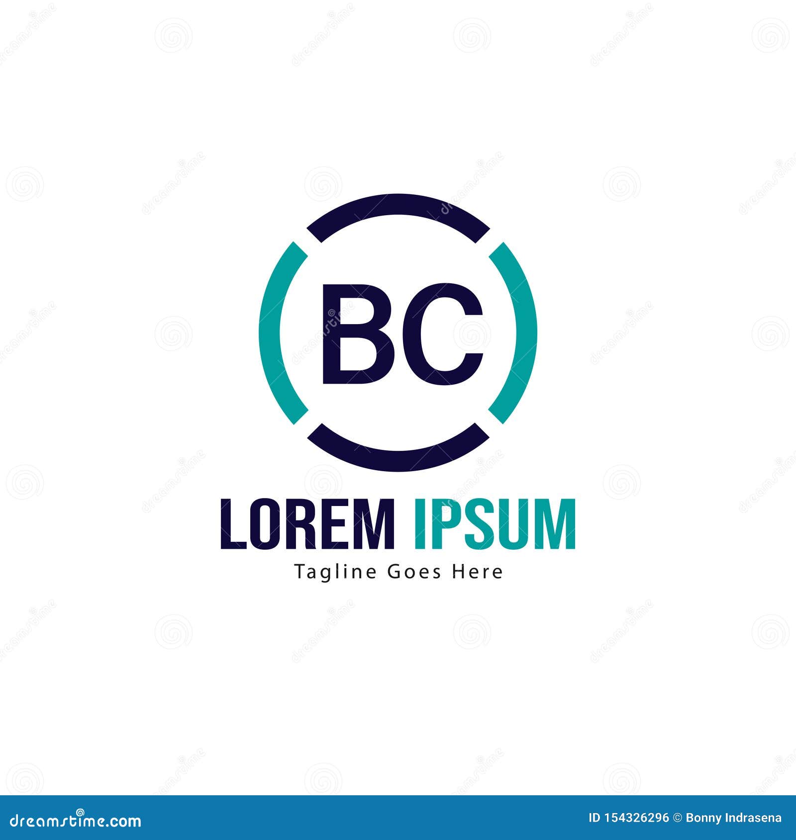 BC Letter Logo Design. Creative Modern BC Letters Icon Illustration ...