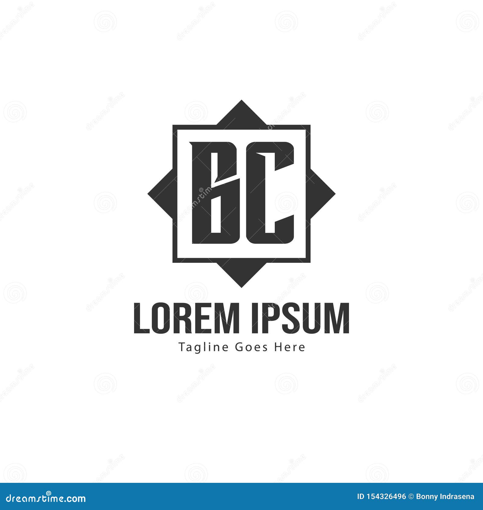 BC Letter Logo Design. Creative Modern BC Letters Icon Illustration ...