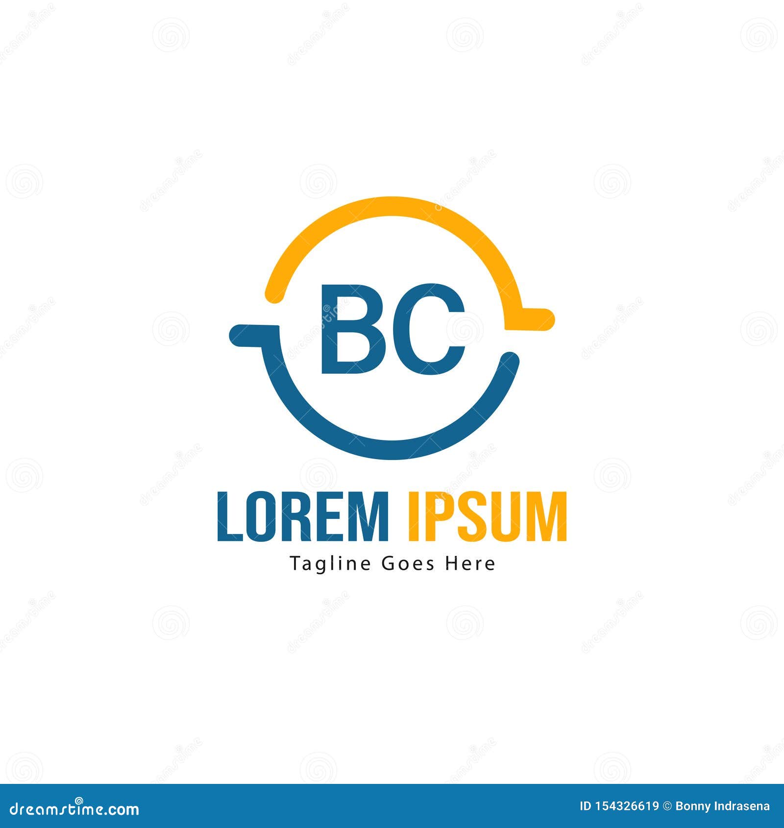 BC Letter Logo Design. Creative Modern BC Letters Icon Illustration ...