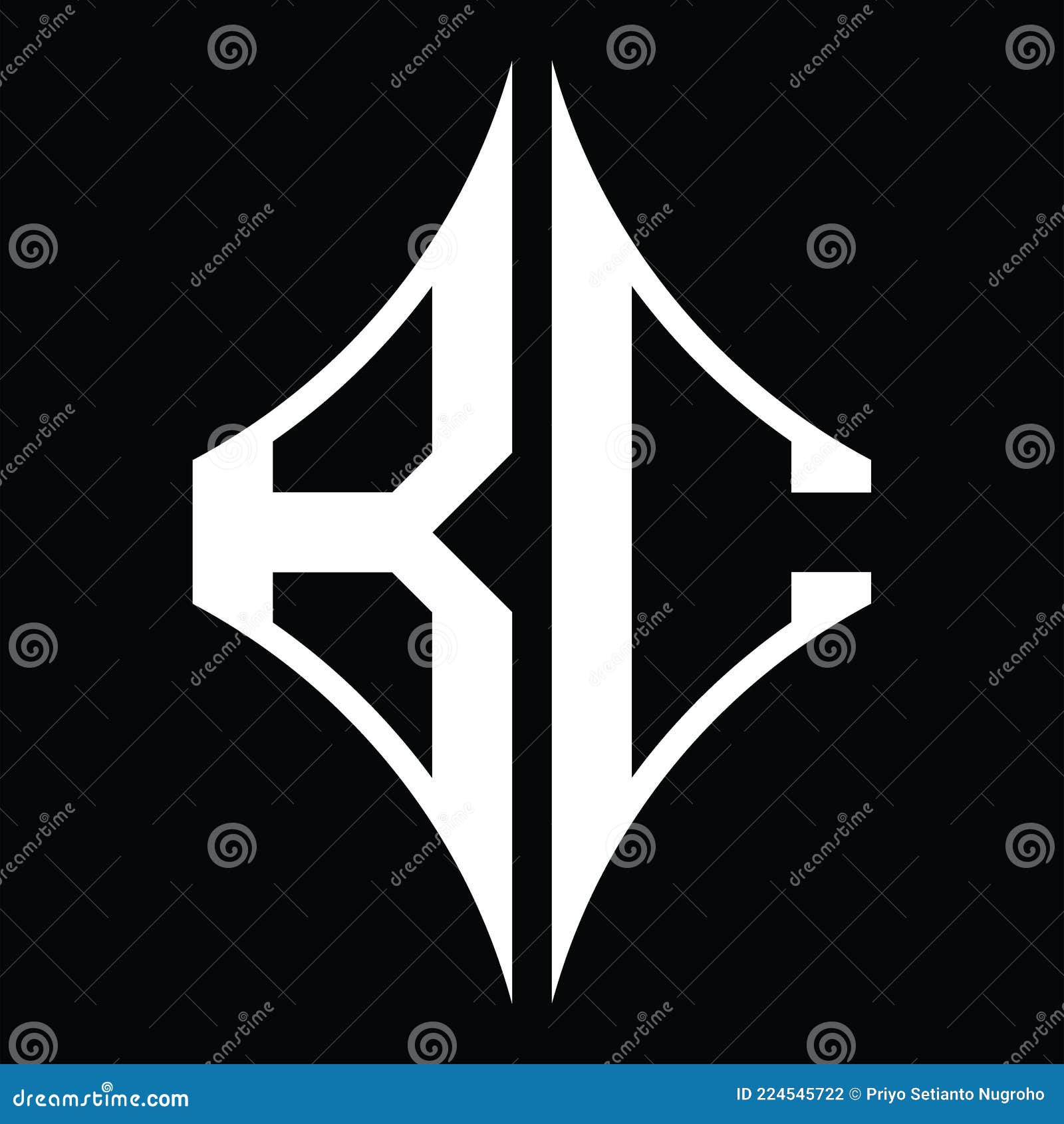 BC Logo Monogram with Diamond Shape Design Template Stock Vector ...