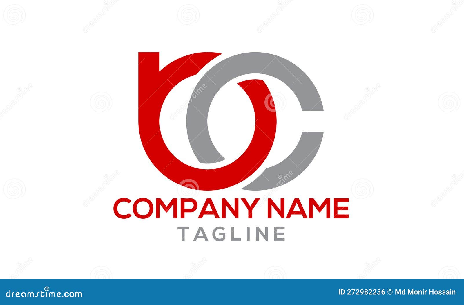 Bc Typography Logo Design Alphabet Stock Vector - Illustration of ...