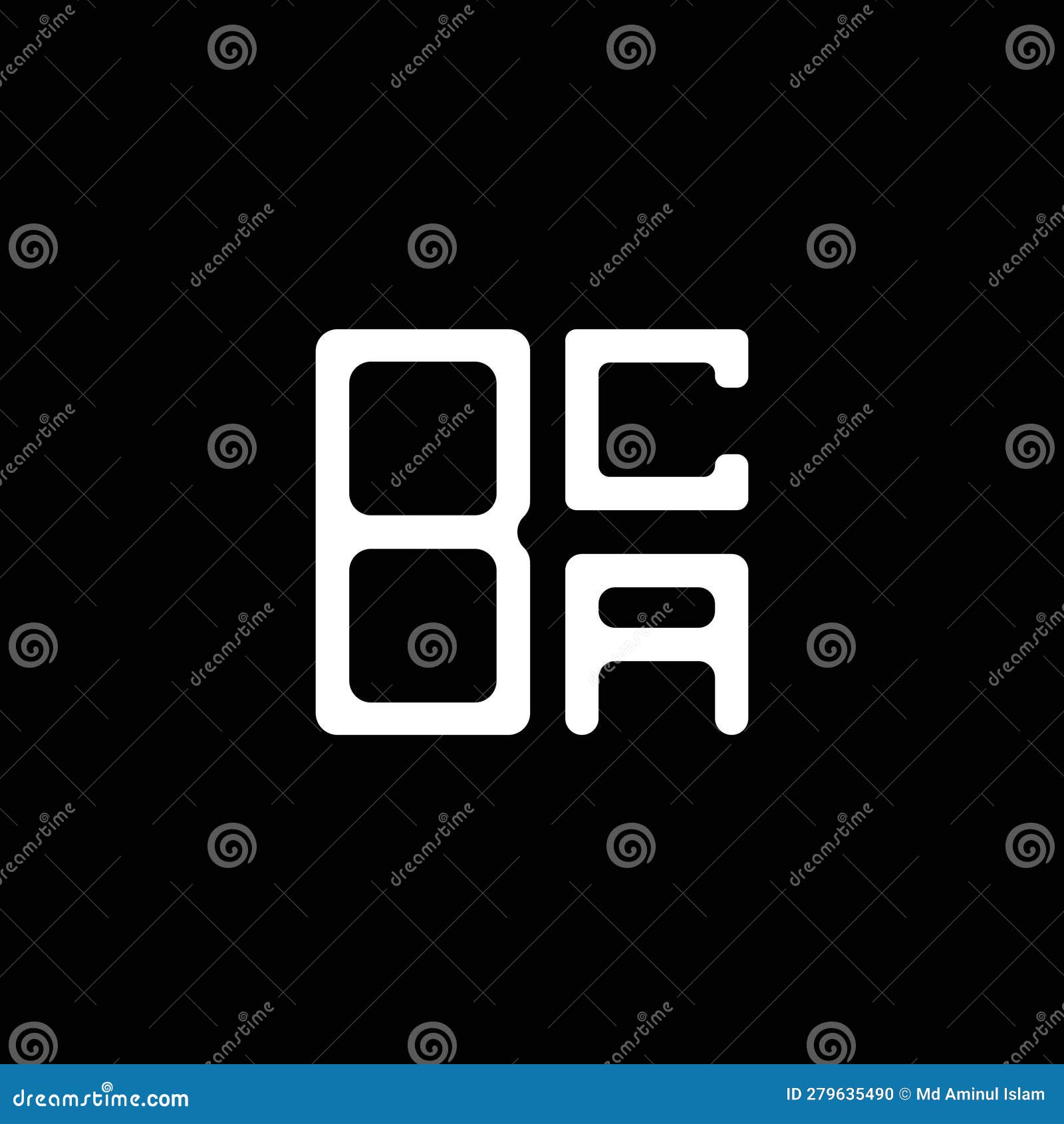 BCA Letter Logo Creative Design with Vector Graphic, BCA Stock Vector ...