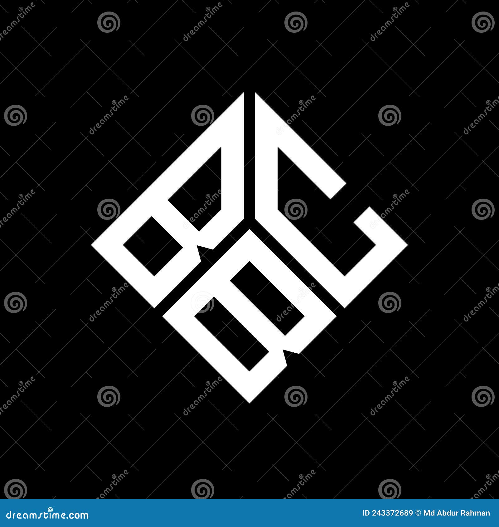 BCB Letter Logo Design On Black Background. BCB Creative Initials ...