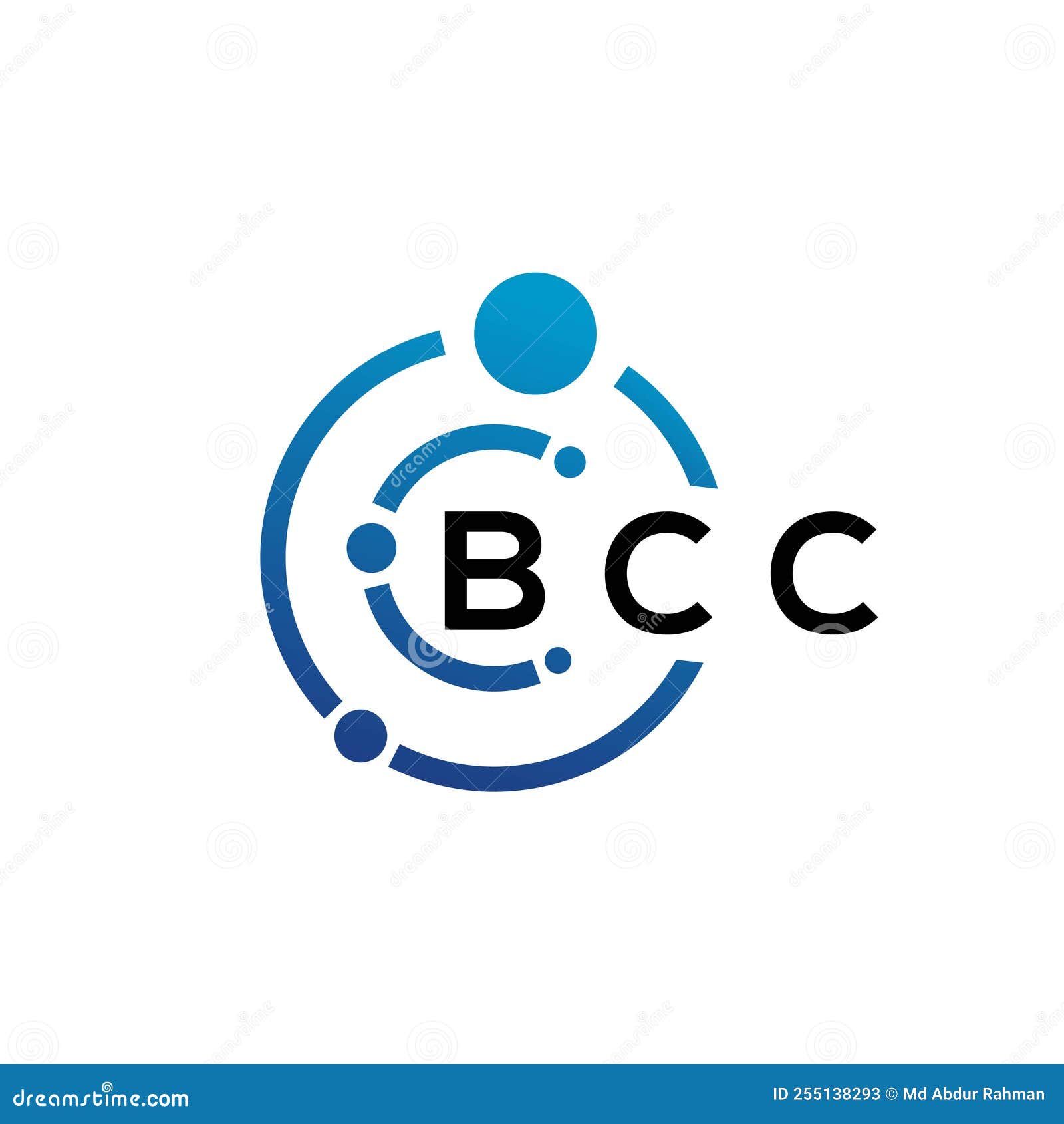 BCC Letter Logo Design on Black Background. BCC Creative Initials ...