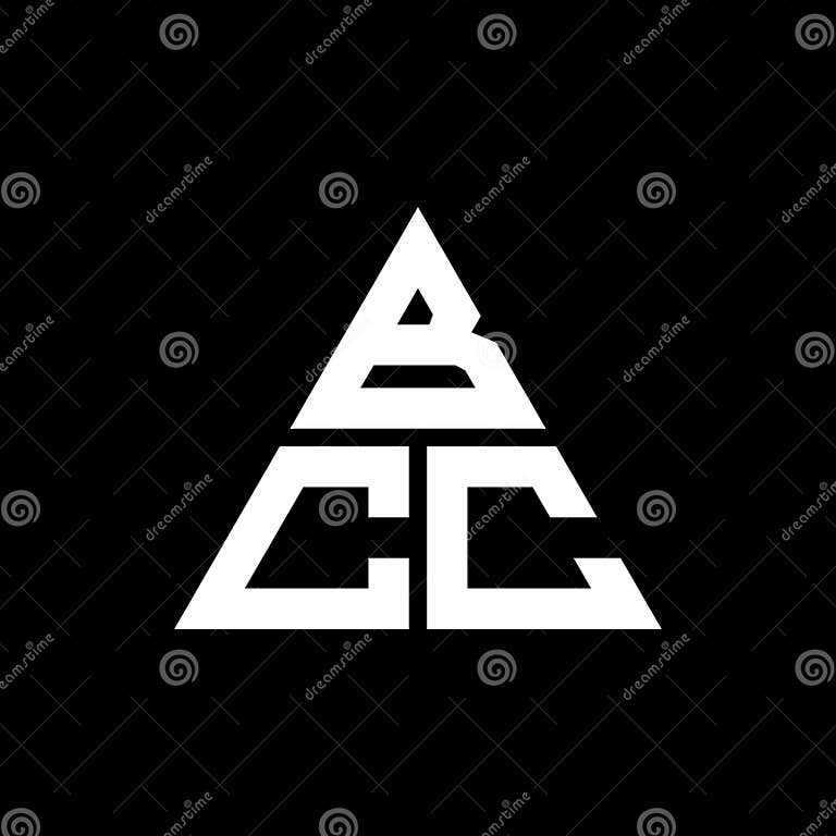 BCC Triangle Letter Logo Design with Triangle Shape. BCC Triangle Logo ...