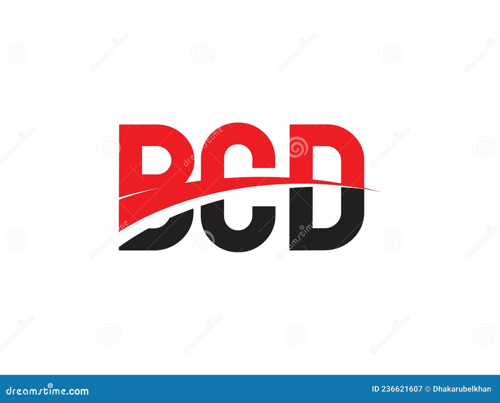 BCD Letter Initial Logo Design Vector Illustration Stock Vector ...