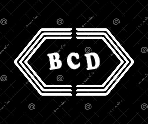 BCD Letter Logo Design. BCD Simple and Modern Monogram Logo Stock ...