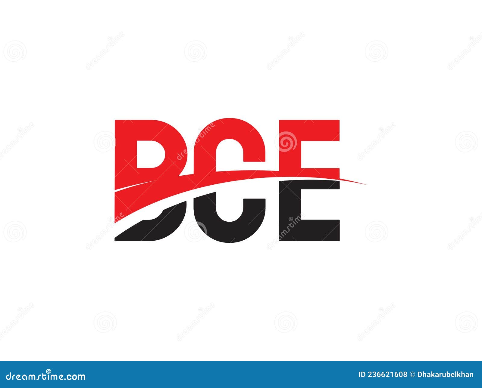 BCE Letter Initial Logo Design Vector Illustration Stock Vector ...