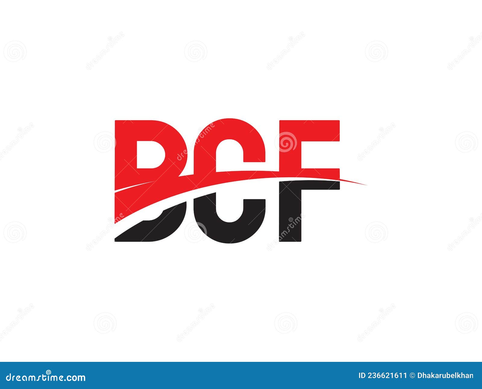 BCF Letter Initial Logo Design Vector Illustration Stock Vector ...