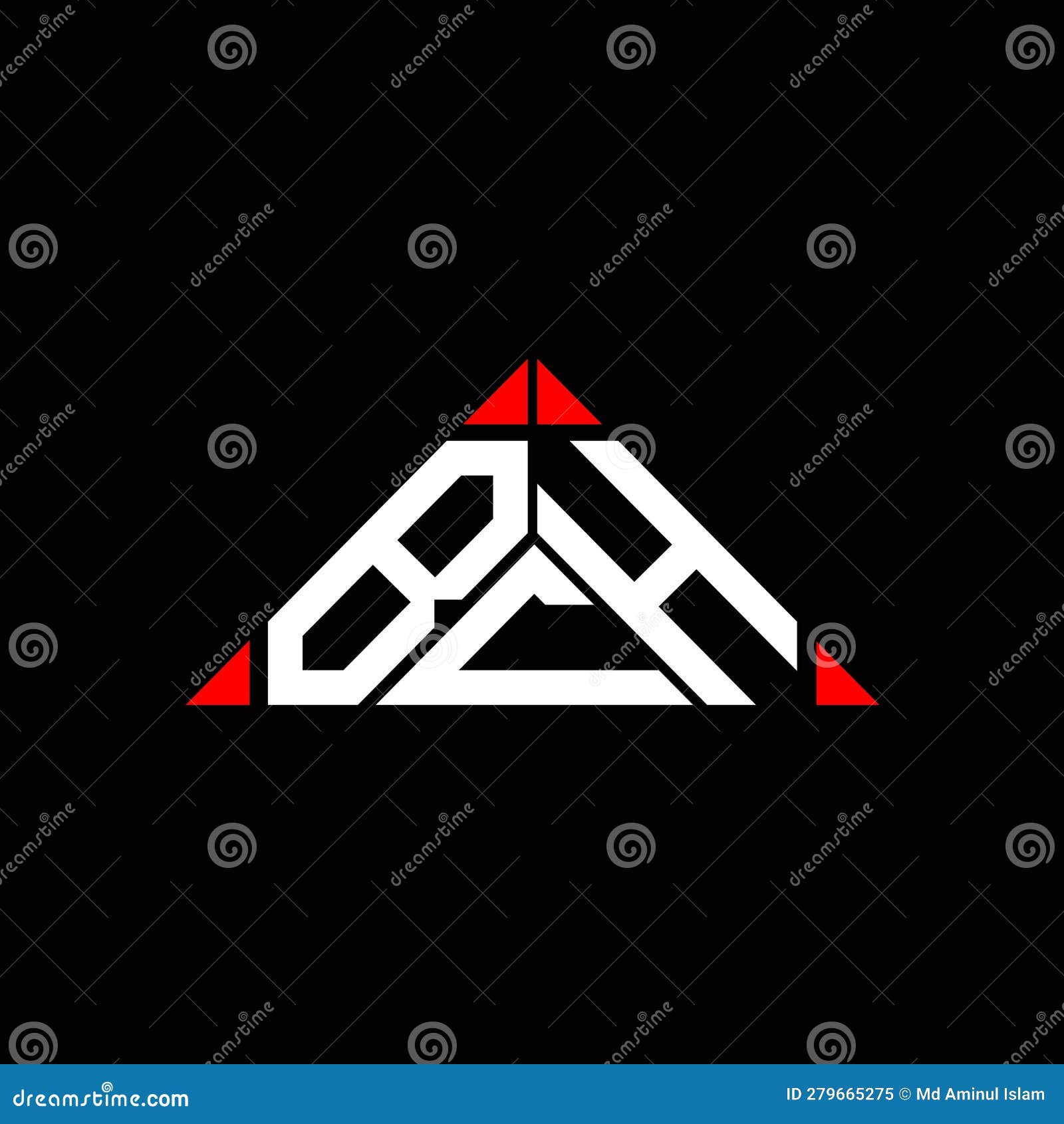 BCH Letter Logo Creative Design with Vector Graphic, BCH Simple and ...