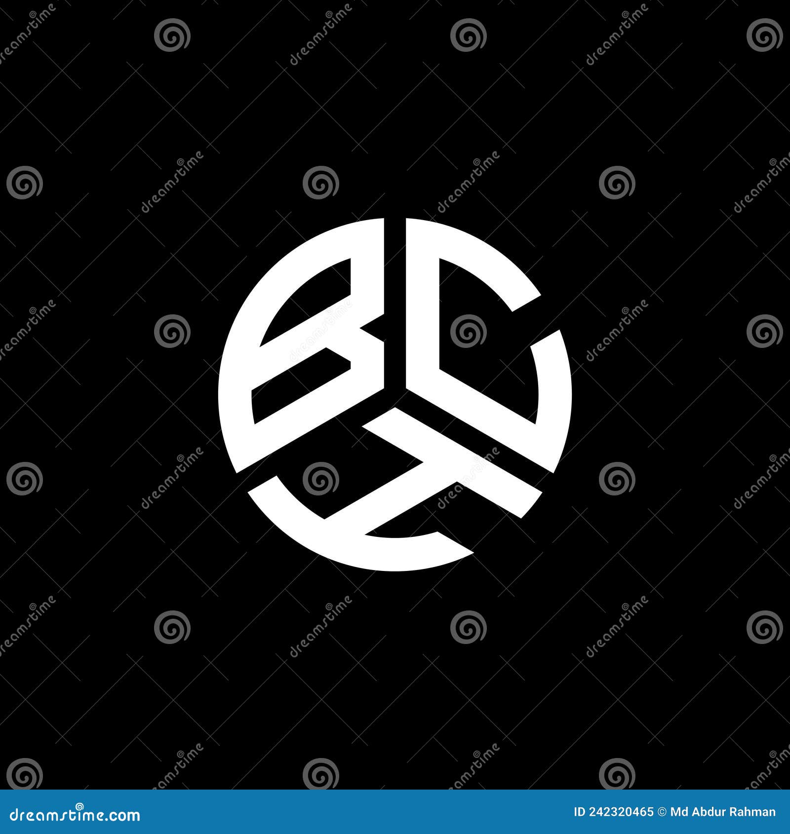 BCH Letter Logo Design on White Background. BCH Creative Initials ...