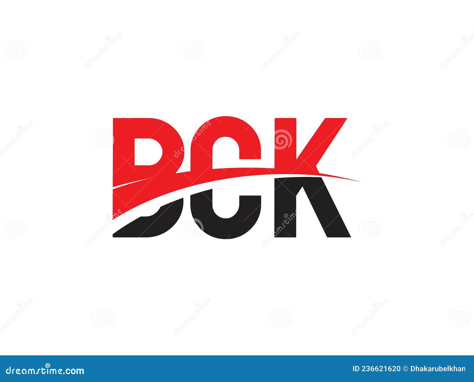 BCK Letter Initial Logo Design Vector Illustration Stock Vector ...