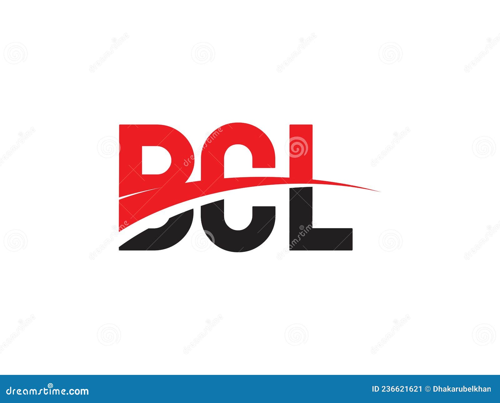 BCL Letter Initial Logo Design Vector Illustration Stock Vector ...