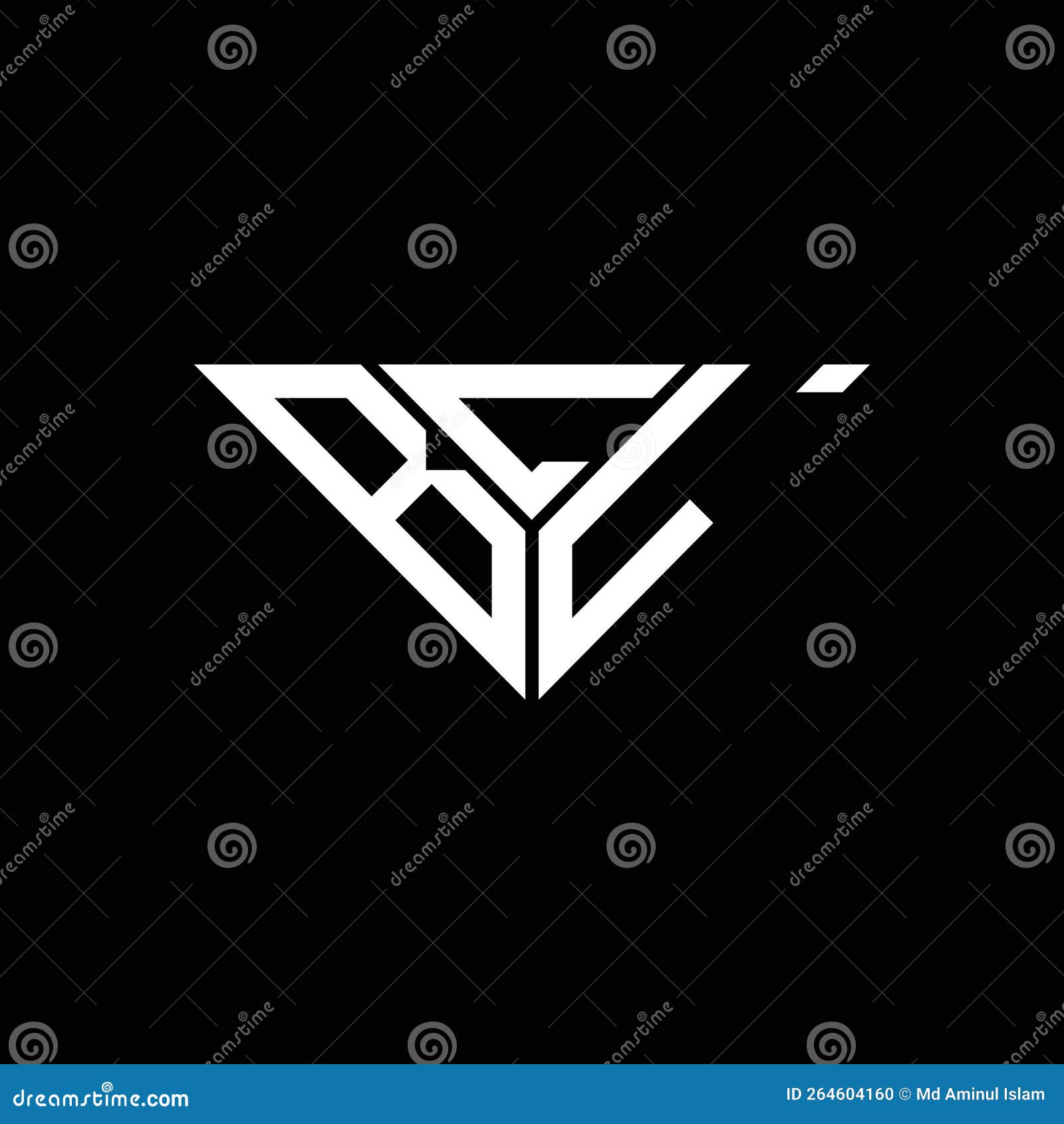 BCL Letter Logo Creative Design with Vector Graphic, Stock Vector ...