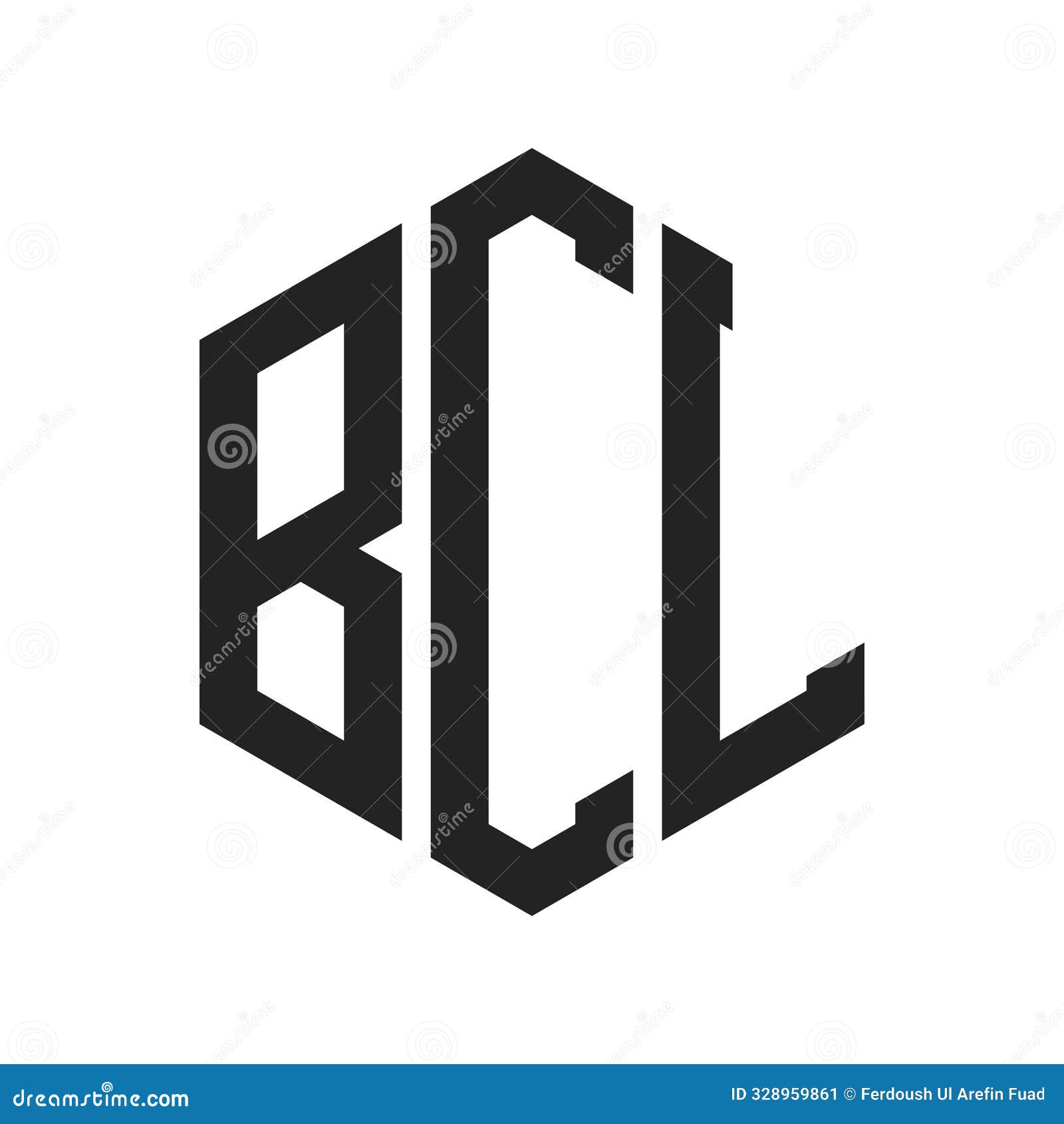 BCL Logo Design. Initial Letter BCL Monogram Logo Using Hexagon Shape ...