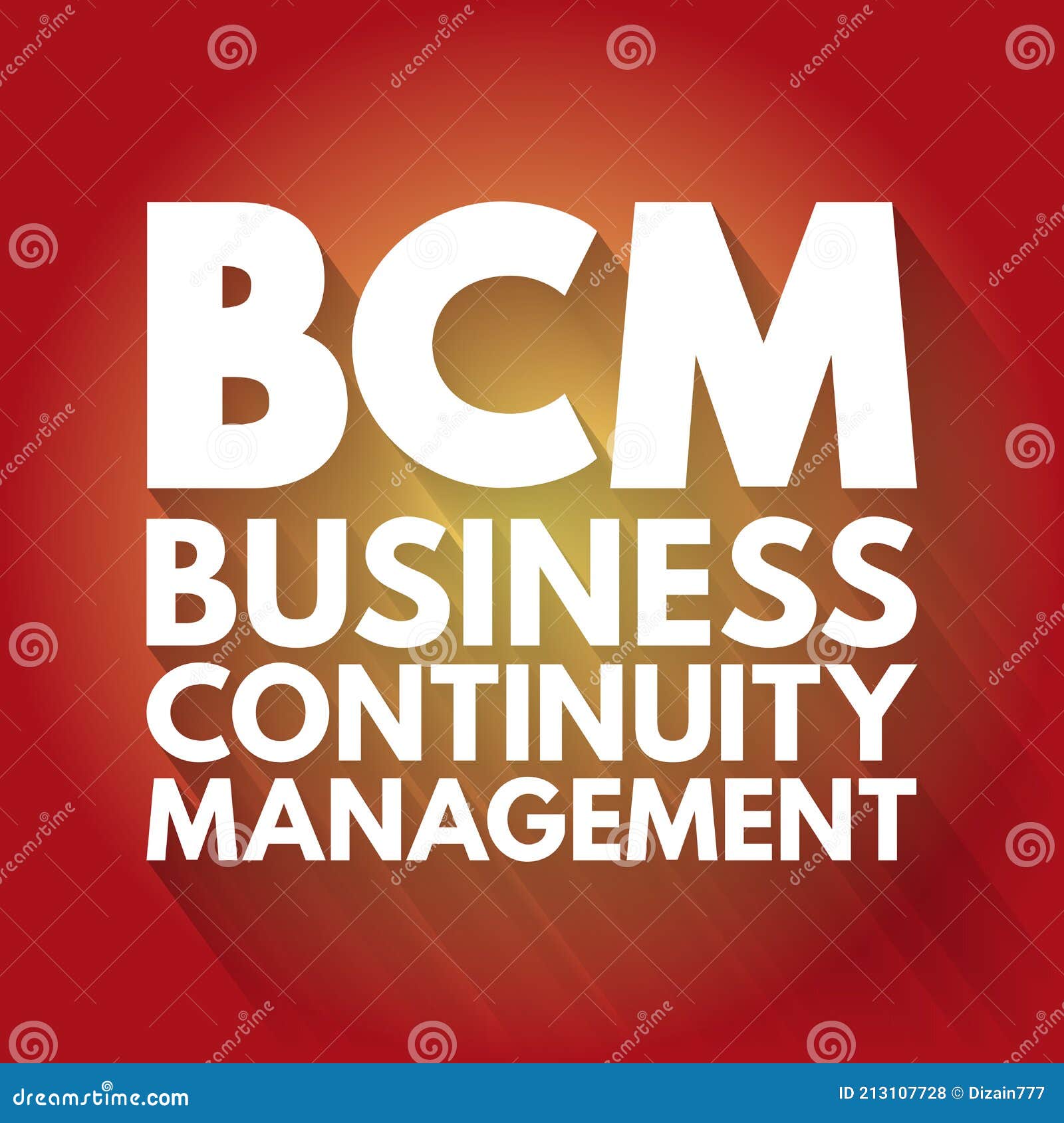 BCM - Business Continuity Management Acronym, Business Concept ...