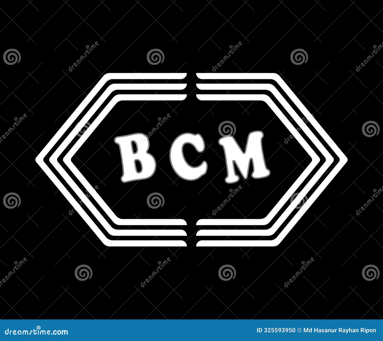 BCM Letter Logo Design. BCM Simple and Modern Monogram Logo Stock ...