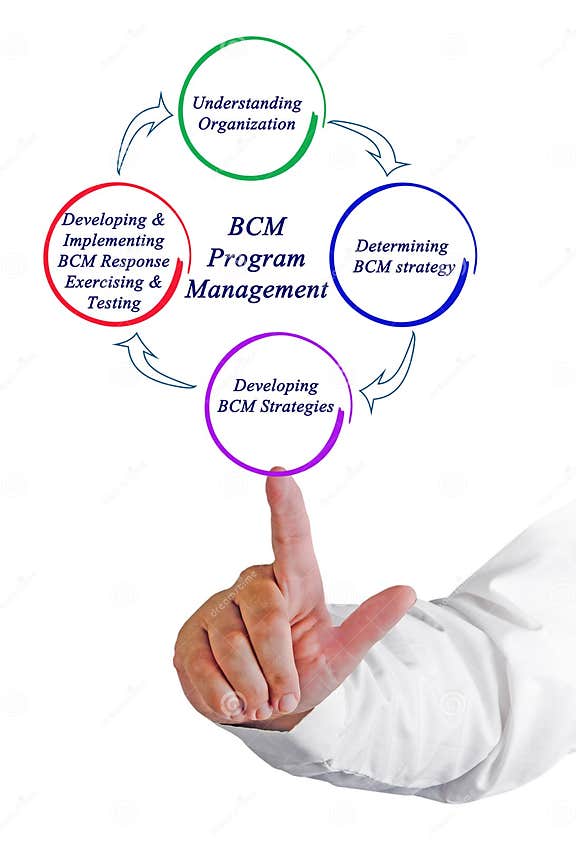 BCM Program Management stock image. Image of presenting - 84302631