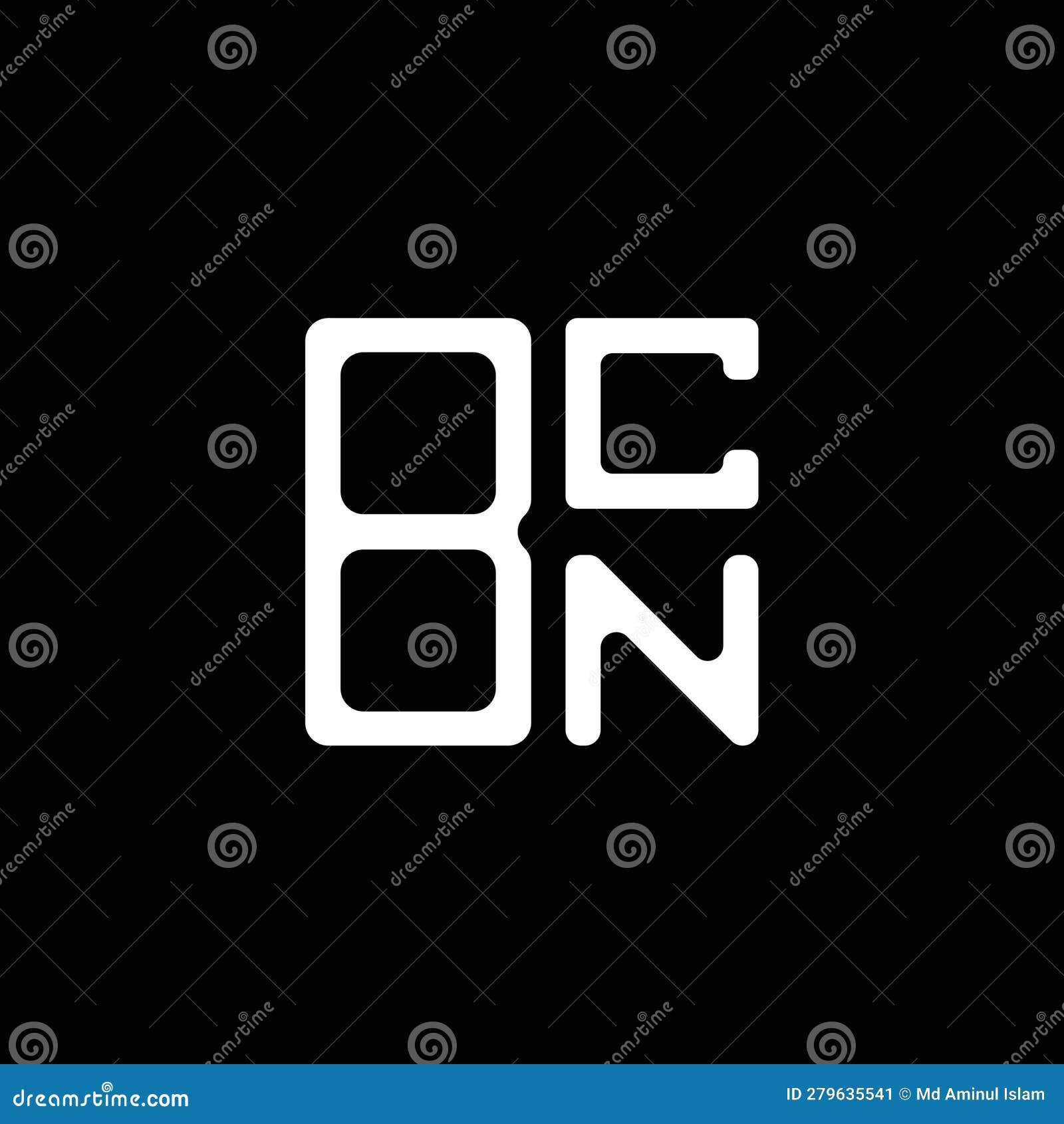 BCN Letter Logo Creative Design with Vector Graphic, BCN Stock Vector ...