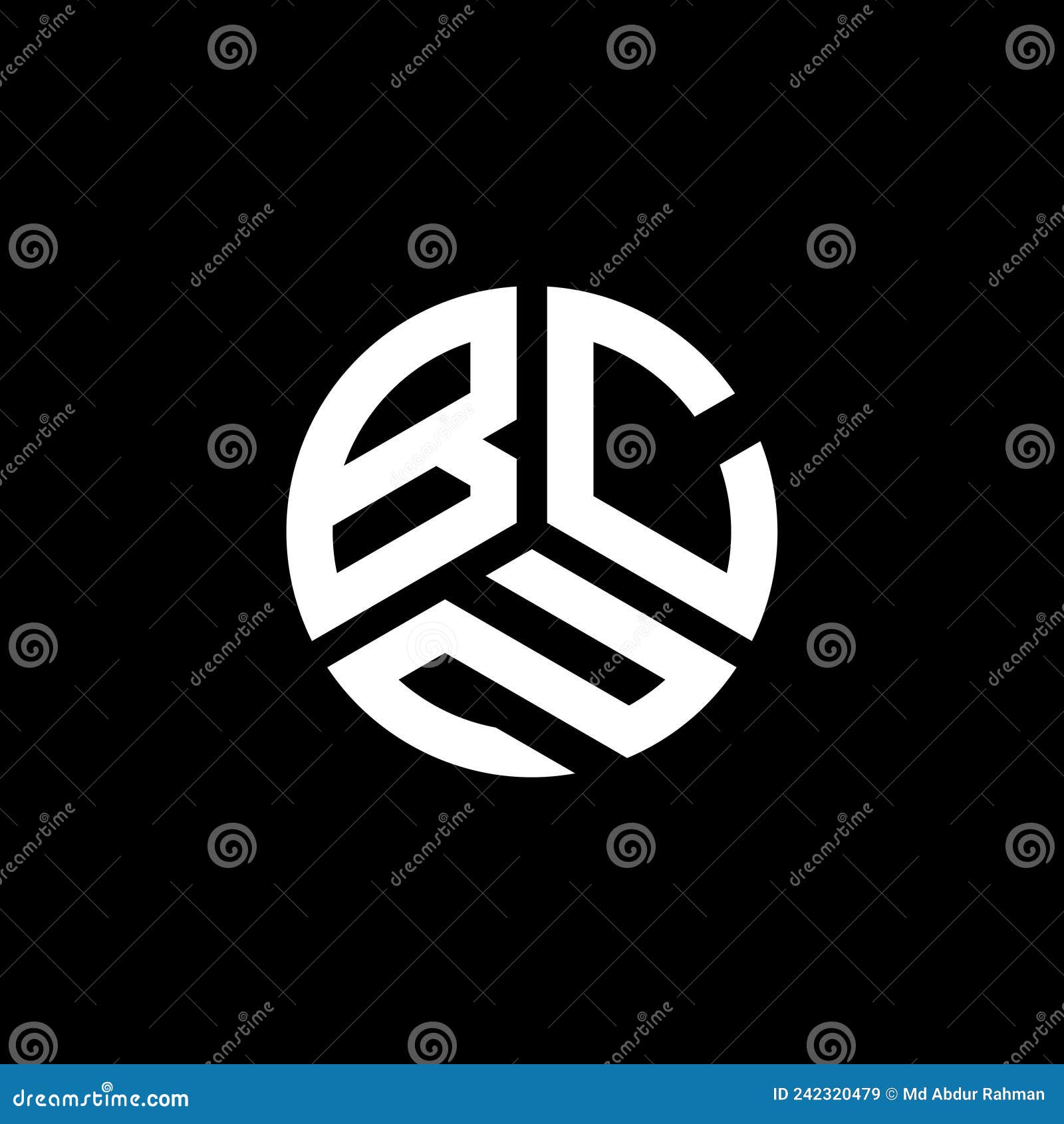 BCN Letter Logo Design on White Background. BCN Creative Initials ...