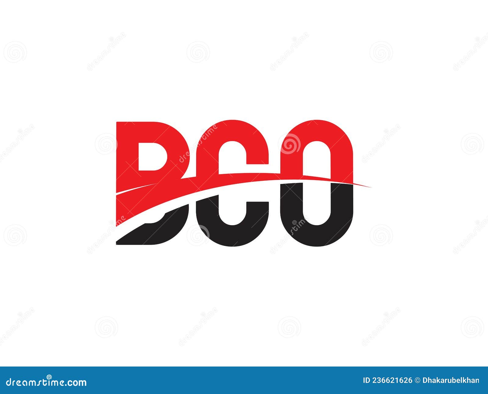 BCO Letter Initial Logo Design Vector Illustration Stock Vector ...