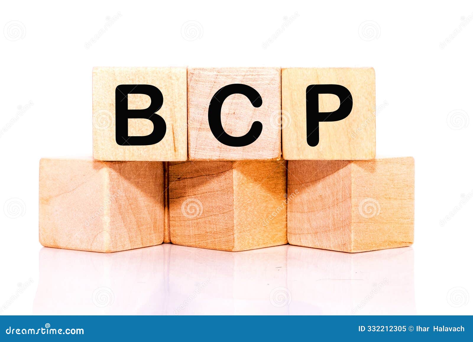 BCP Business Continuity Plan. BCP on Wooden Cubes on a White Background ...