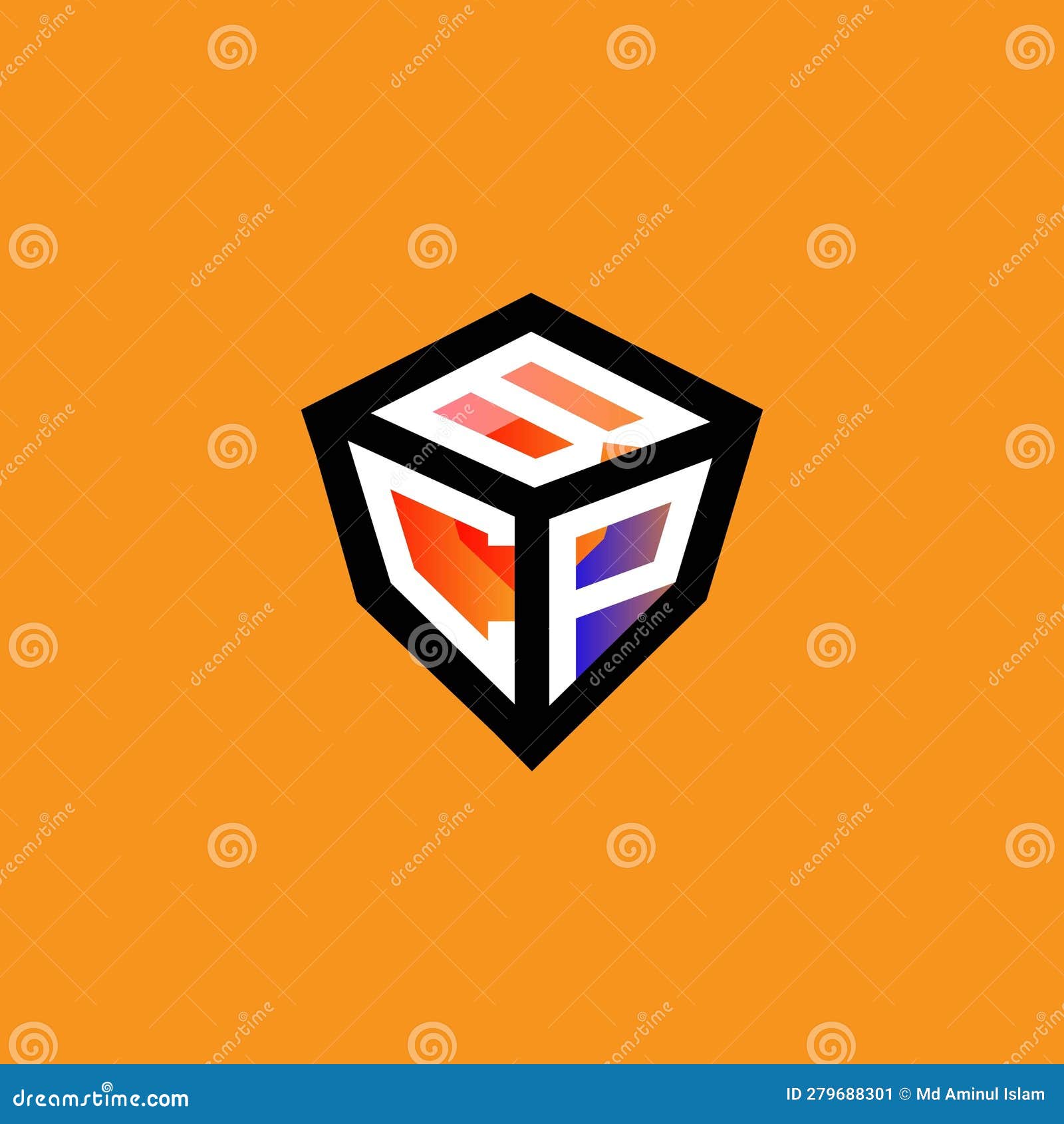 BCP Letter Logo Creative Design with Vector Graphic, BCP Stock Vector ...
