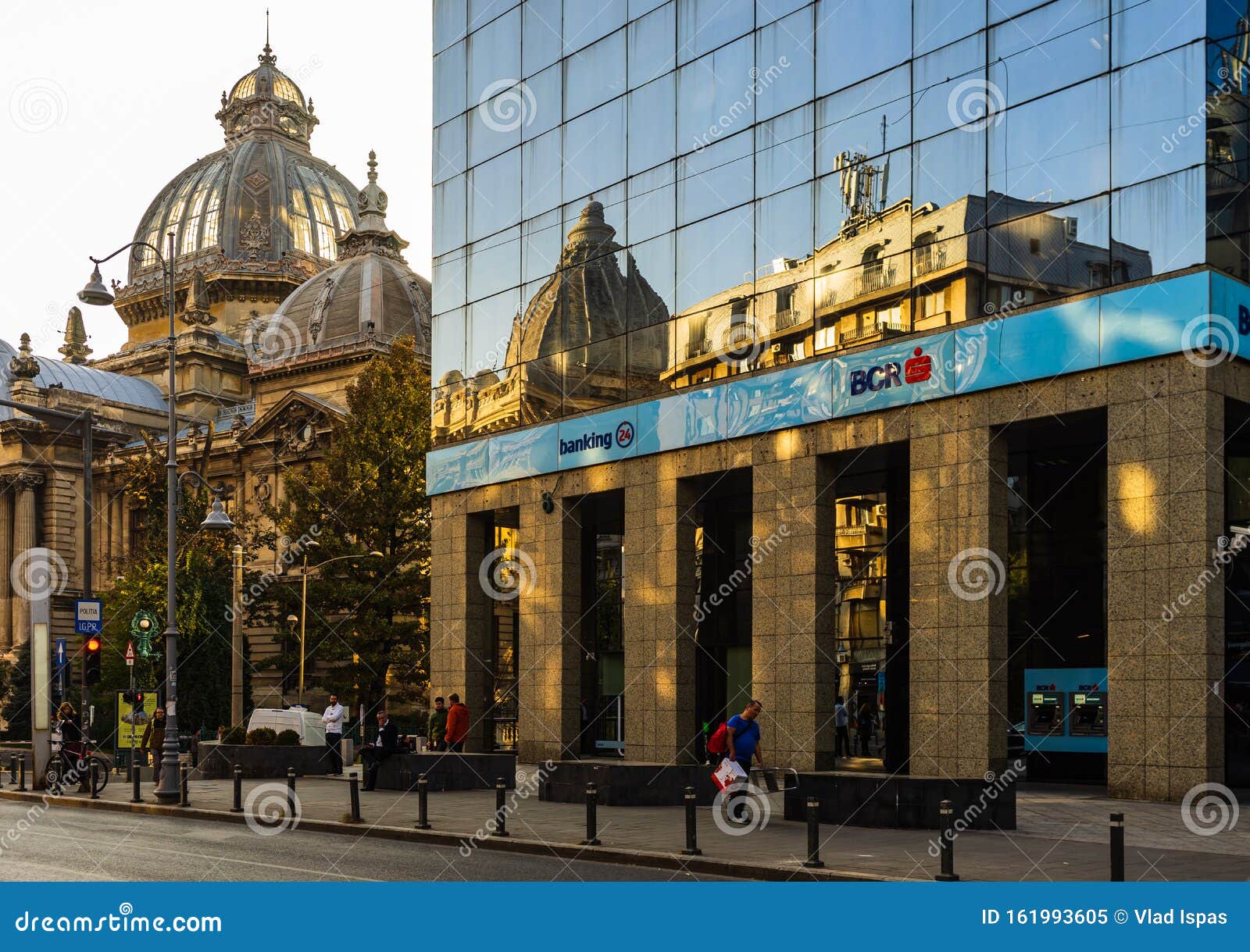 The BCR Headquarters Building in Downtown Bucharest, Romania, 2019 ...