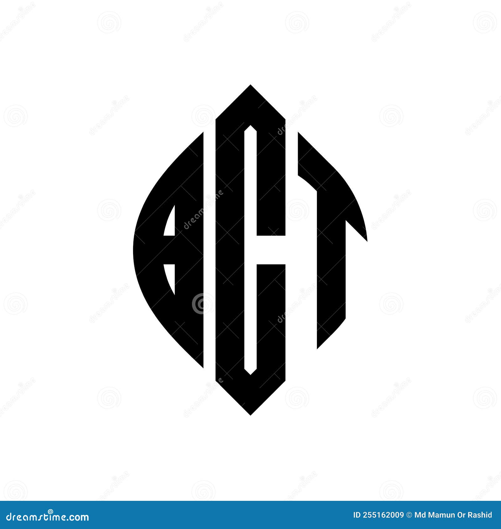 BCT Circle Letter Logo Design with Circle and Ellipse Shape. BCT ...
