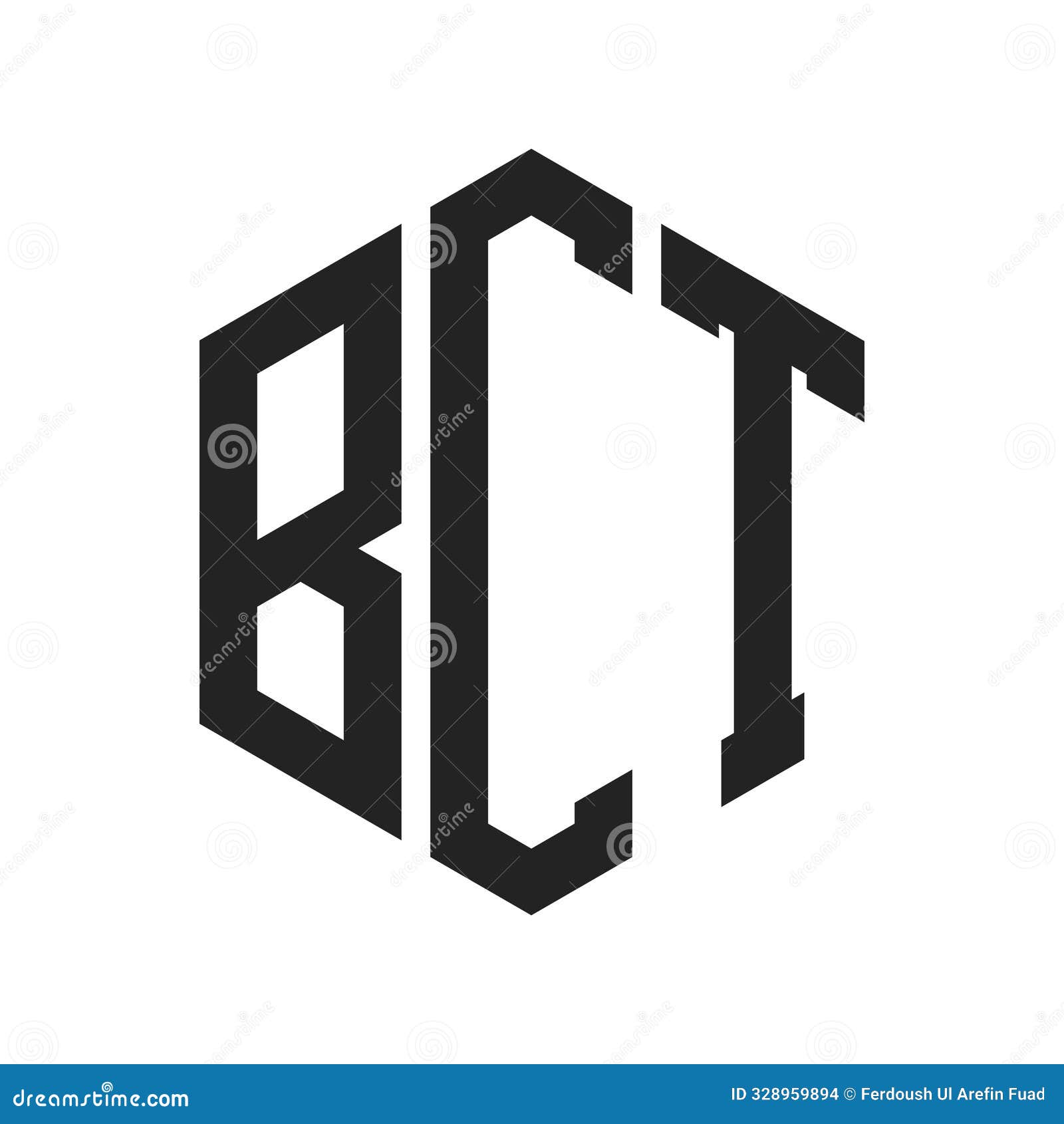 BCT Logo Design. Initial Letter BCT Monogram Logo Using Hexagon Shape ...