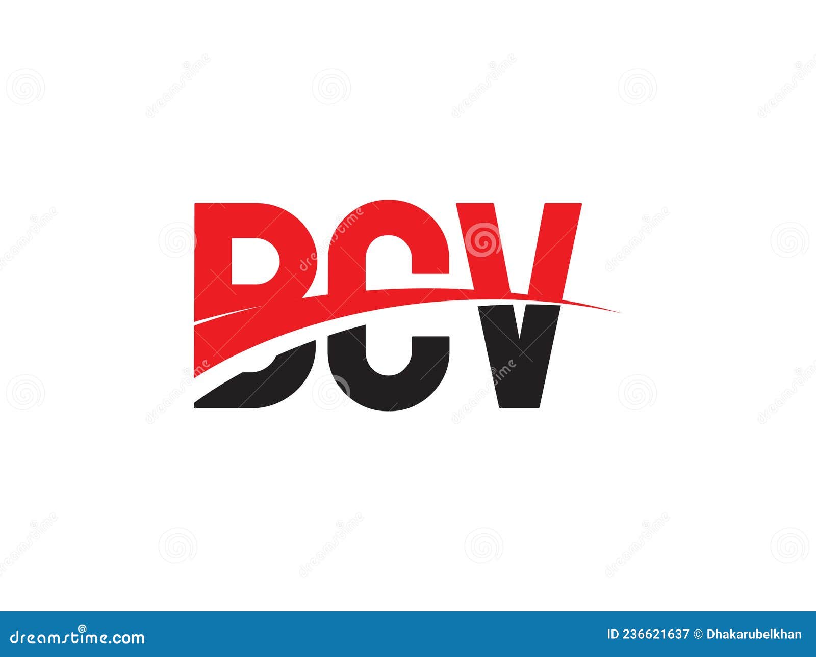 BCV Letter Initial Logo Design Vector Illustration Stock Vector ...