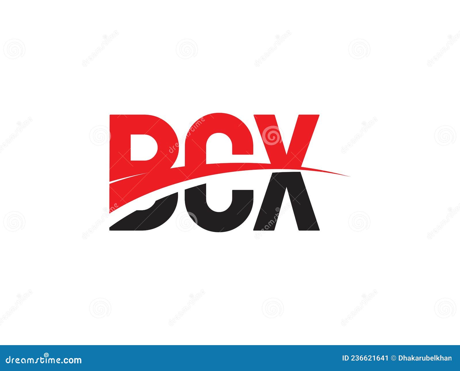 BCX Letter Initial Logo Design Vector Illustration Stock Vector ...