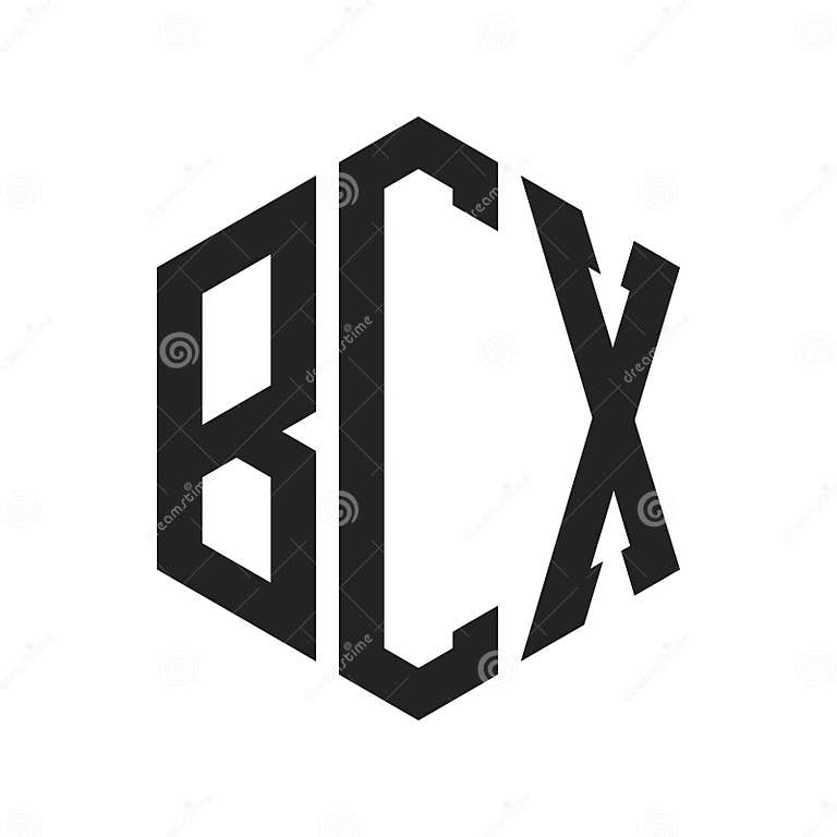 BCX Logo Design. Initial Letter BCX Monogram Logo Using Hexagon Shape ...