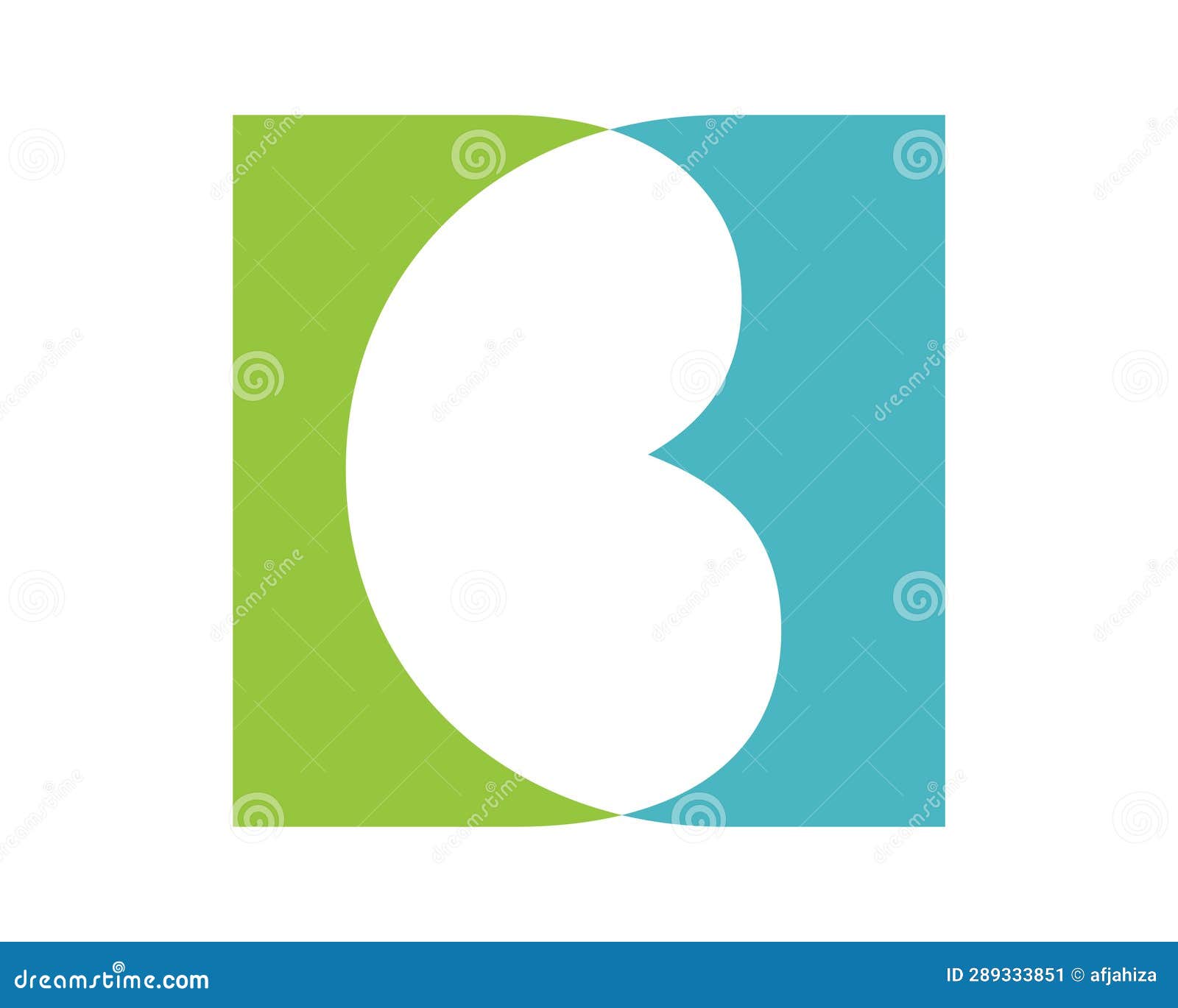 B Letter Square Logo Template Stock Vector - Illustration of letter ...