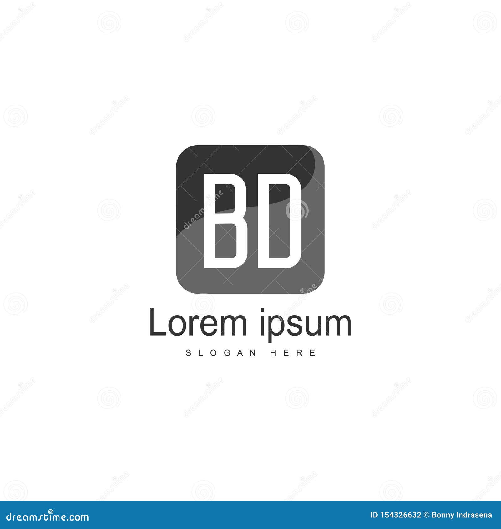BD Letter Logo Design. Creative Modern BD Letters Icon Illustration ...