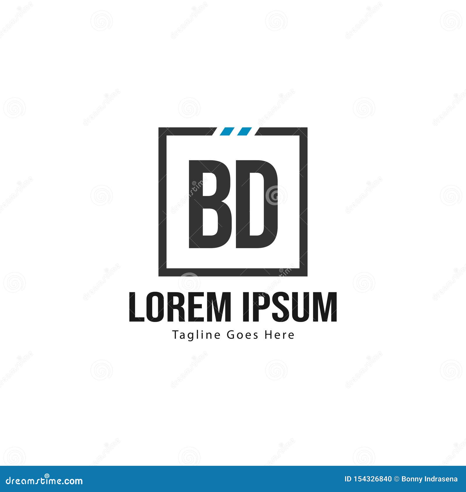 BD Letter Logo Design. Creative Modern BD Letters Icon Illustration ...
