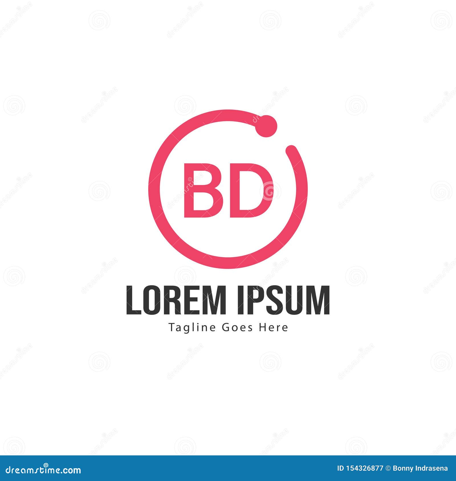 BD Letter Logo Design. Creative Modern BD Letters Icon Illustration ...