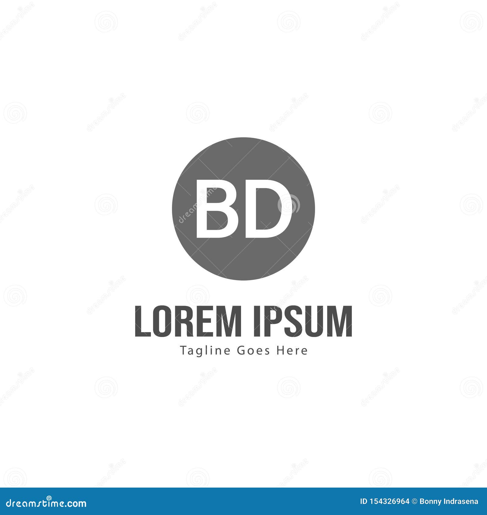 BD Letter Logo Design. Creative Modern BD Letters Icon Illustration ...