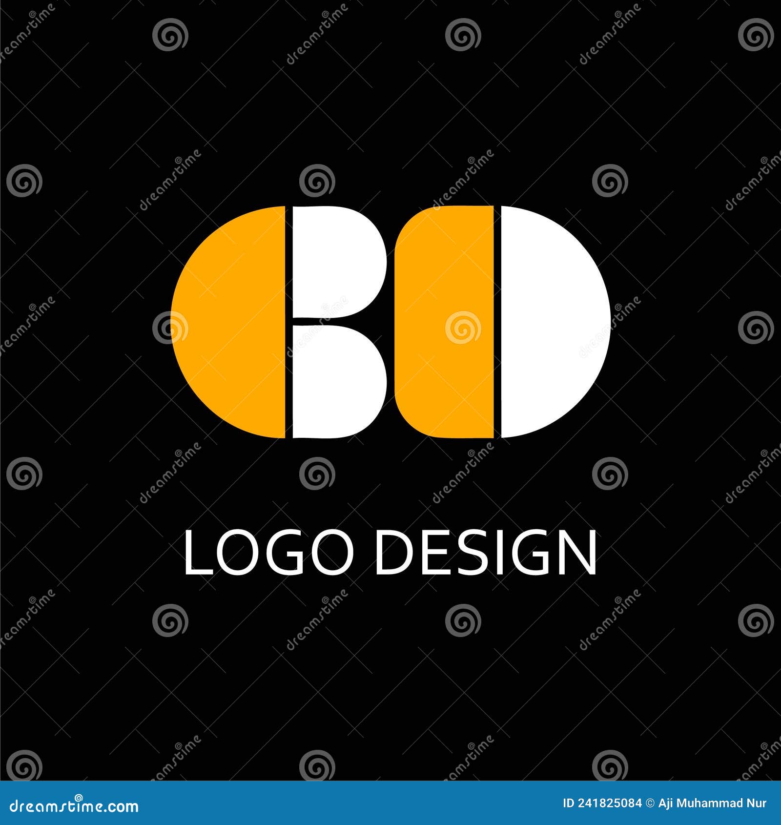 Modern Letter Cd Company Logo Template Stock Illustration ...