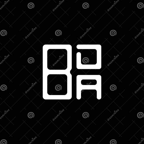 BDA Letter Logo Creative Design with Vector Graphic, BDA Stock Vector ...