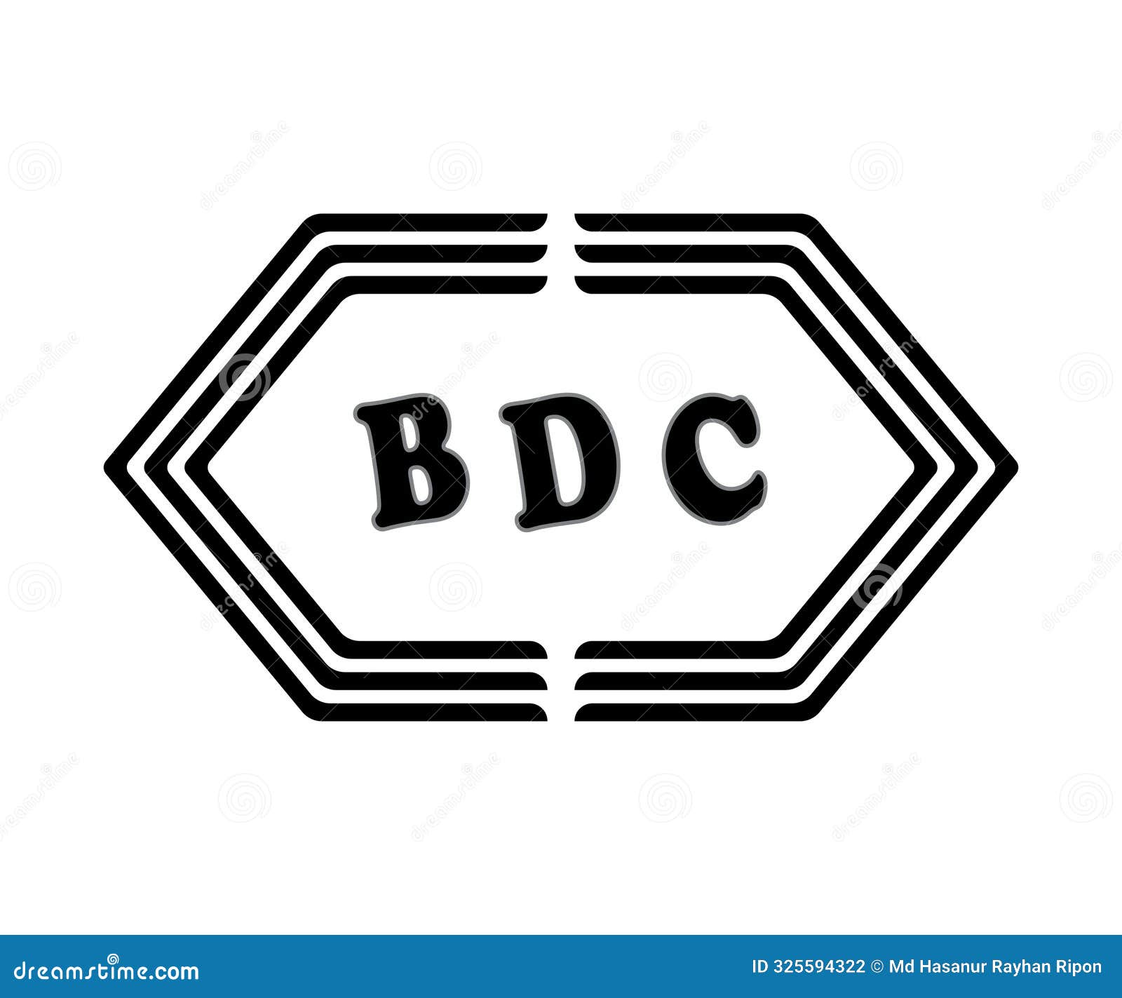 BDC Letter Logo Design. BDC Simple and Modern Monogram Logo Stock ...