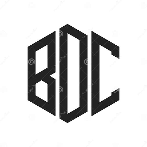 BDC Logo Design. Initial Letter BDC Monogram Logo Using Hexagon Shape ...