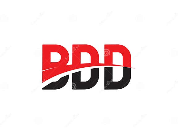BDD Letter Initial Logo Design Vector Illustration Stock Vector ...