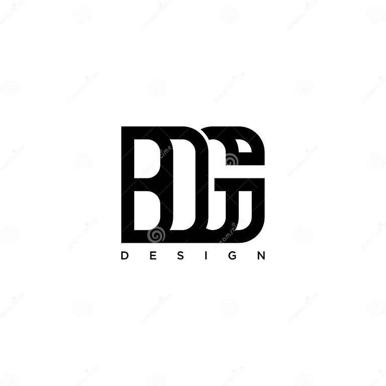 BDG Letter Alphabet Abstract Logo Vector Stock Vector - Illustration of ...