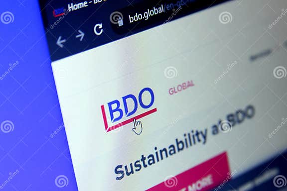 BDO Global Accounting Network Editorial Stock Image - Image of logo ...