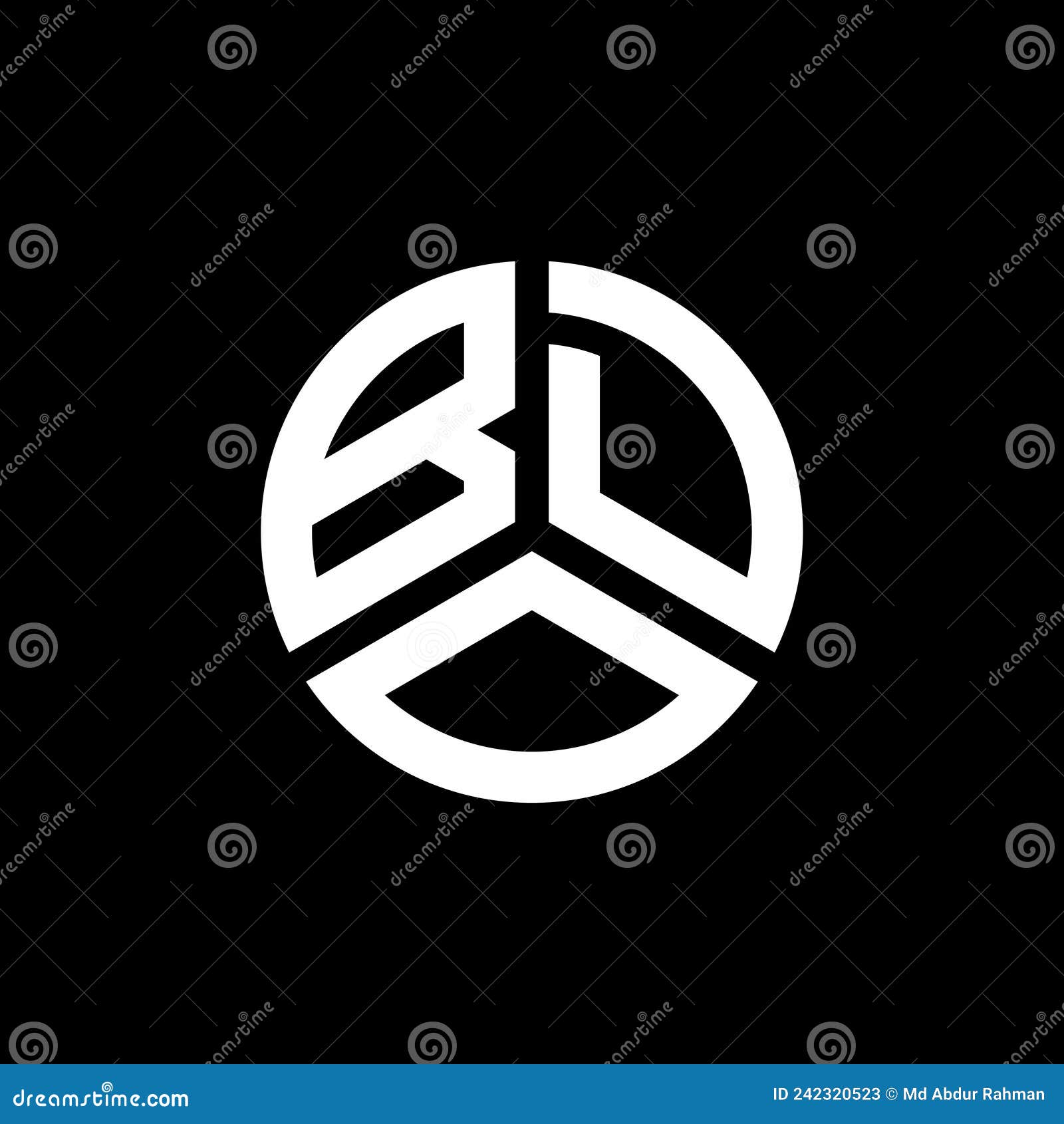 BDO Letter Logo Design on White Background. BDO Creative Initials ...